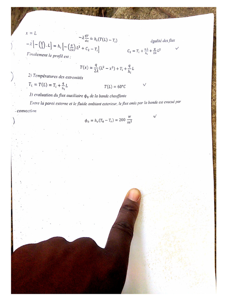 CC Corrigé de Transfert de Thermique | PDF