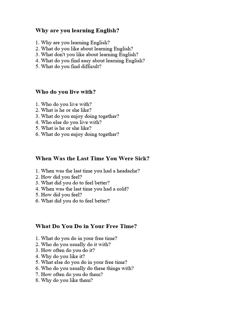 Why Are You Learning English | PDF