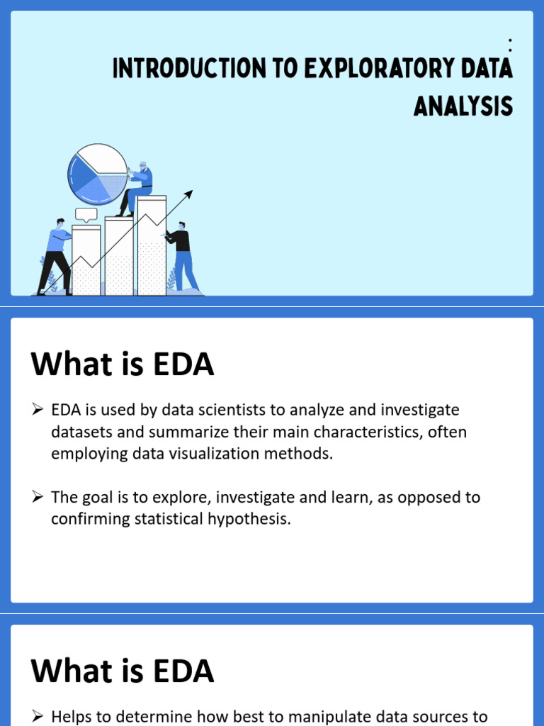 Introduction To Exploratory Analysiss | PDF | Sampling (Statistics ... Introduction To Exploratory Analysiss | PDF | Sampling (Statistics ...