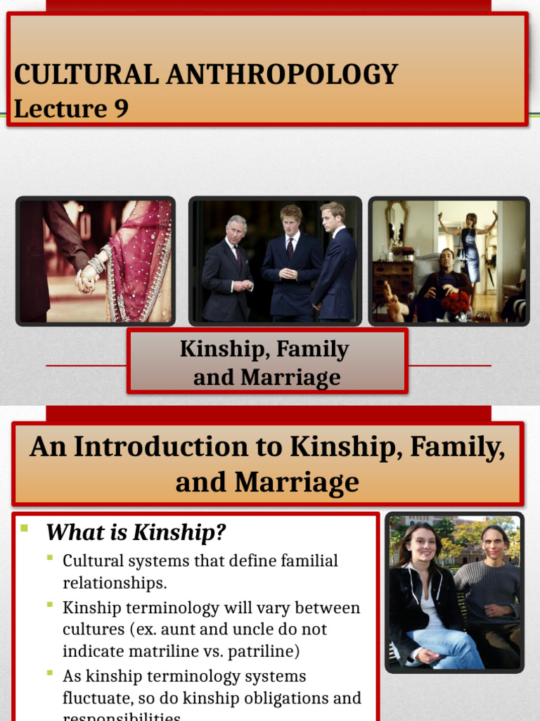 ANTH 103 Lecture 9 - Kinship | PDF | Kinship | Family