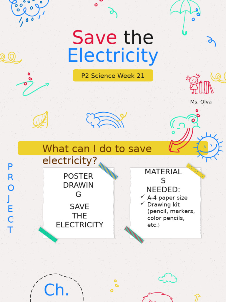 Save Electricity Project Guide | PDF | Electricity | Shadow