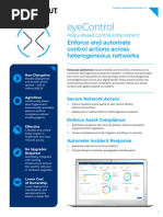 ForeScout CounterACT Overview | PDF | Security | Computer Security