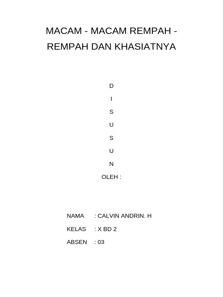 Macam - Macam Rempah - Rempah Dan Khasiatnya | PDF | Gaya Hidup