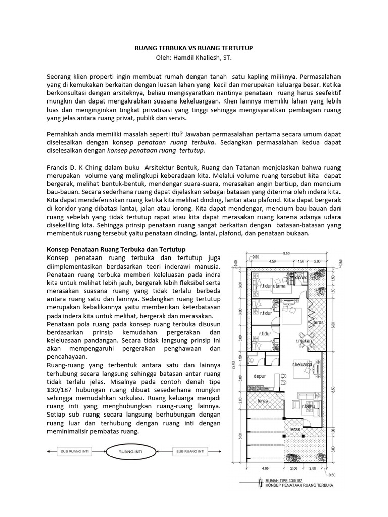 Kelebihan dan Kelemahan Ruang Terbuka/Tertutup | PDF