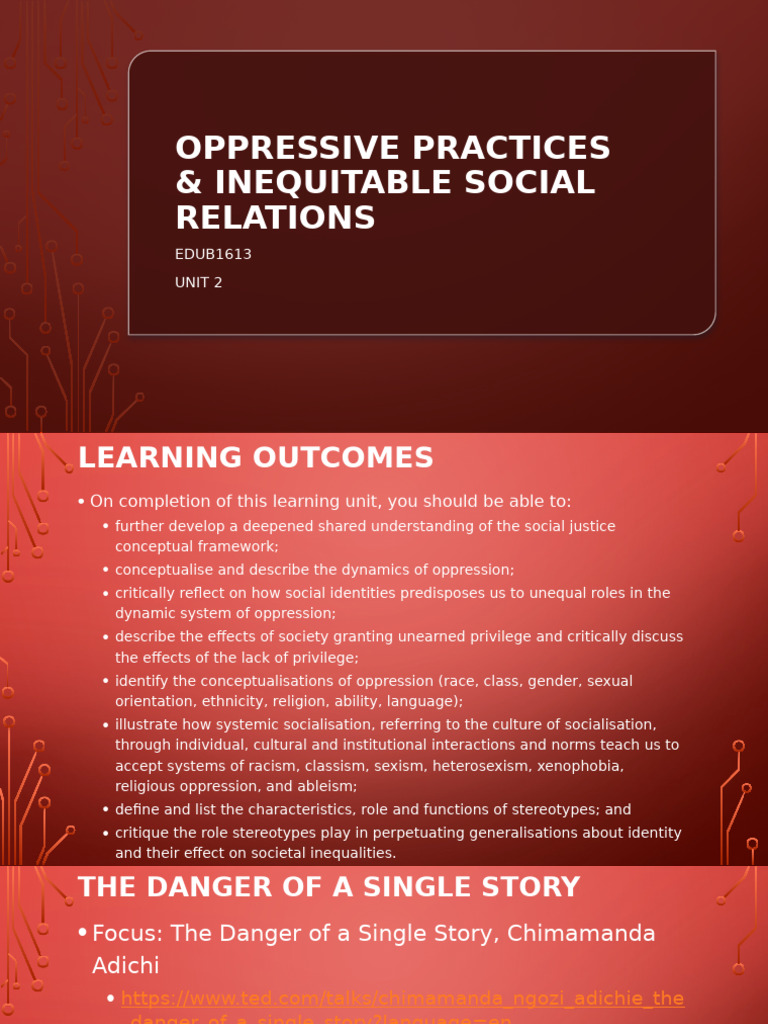 Edub 1613 Unit 2 Lec 4 | PDF | Egalitarianism | Cultural Politics