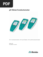 913 Conductivity Meter Metrohm | PDF | Ph | Calibration