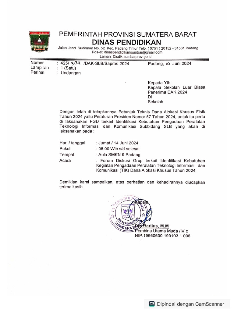 Undangan FGD | PDF