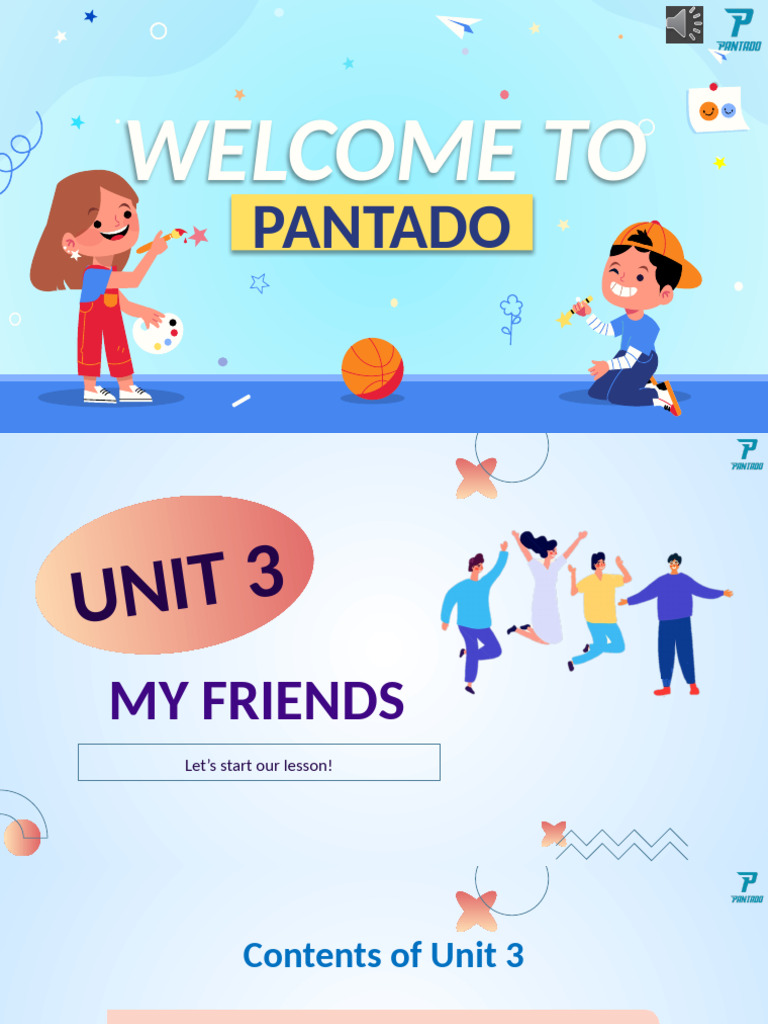Unit 3 - My Friends - Lesson 1 | PDF