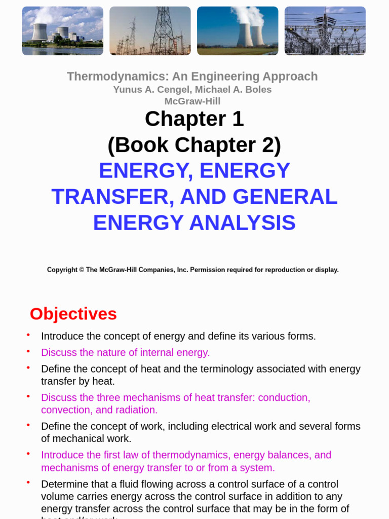 Book Chapter 2-Energy - Energy Transfer and General Energy Analysis | PDF | Heat | Greenhouse Effect