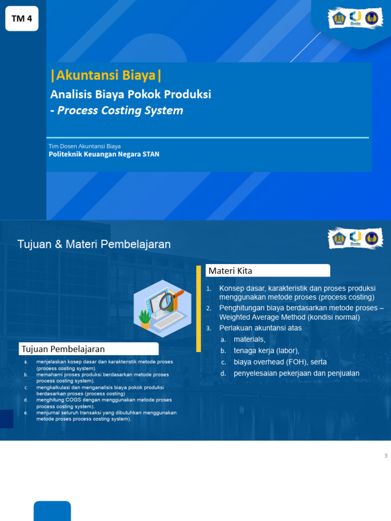 AKBI - TM 4 - Process Costing System Average - KBN | PDF