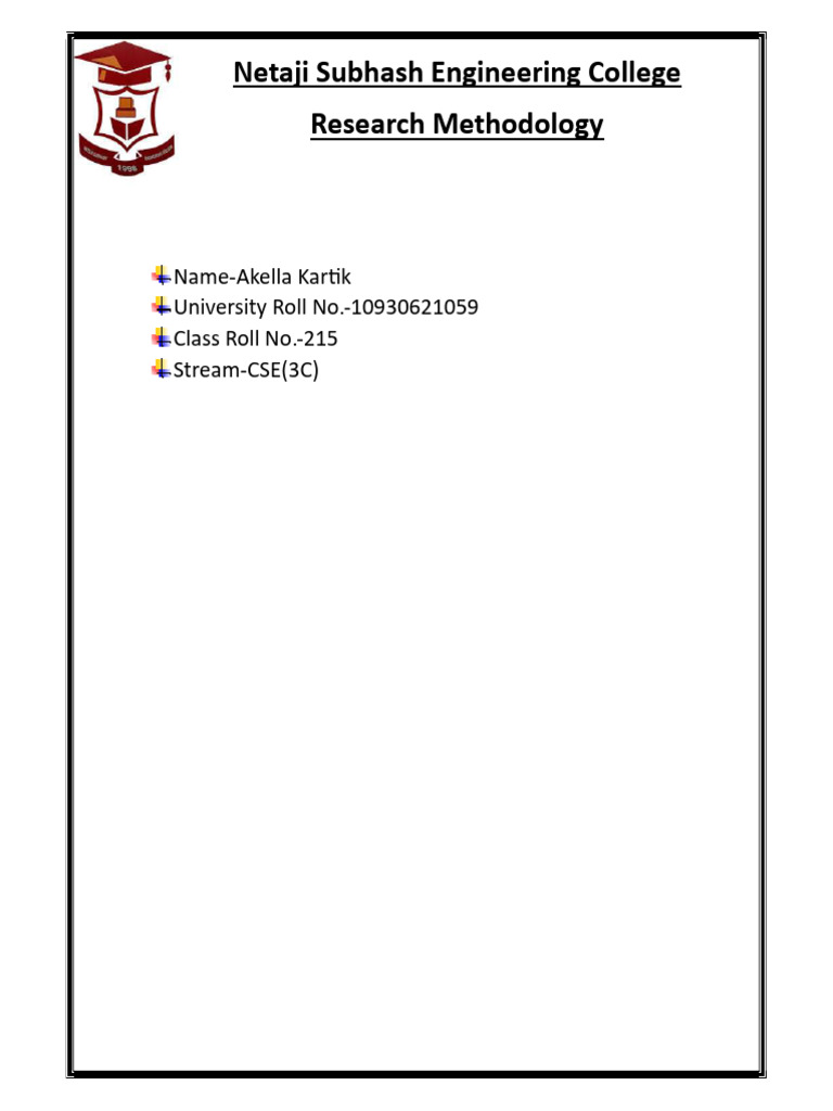 Research Methodology | PDF | Methodology | Data