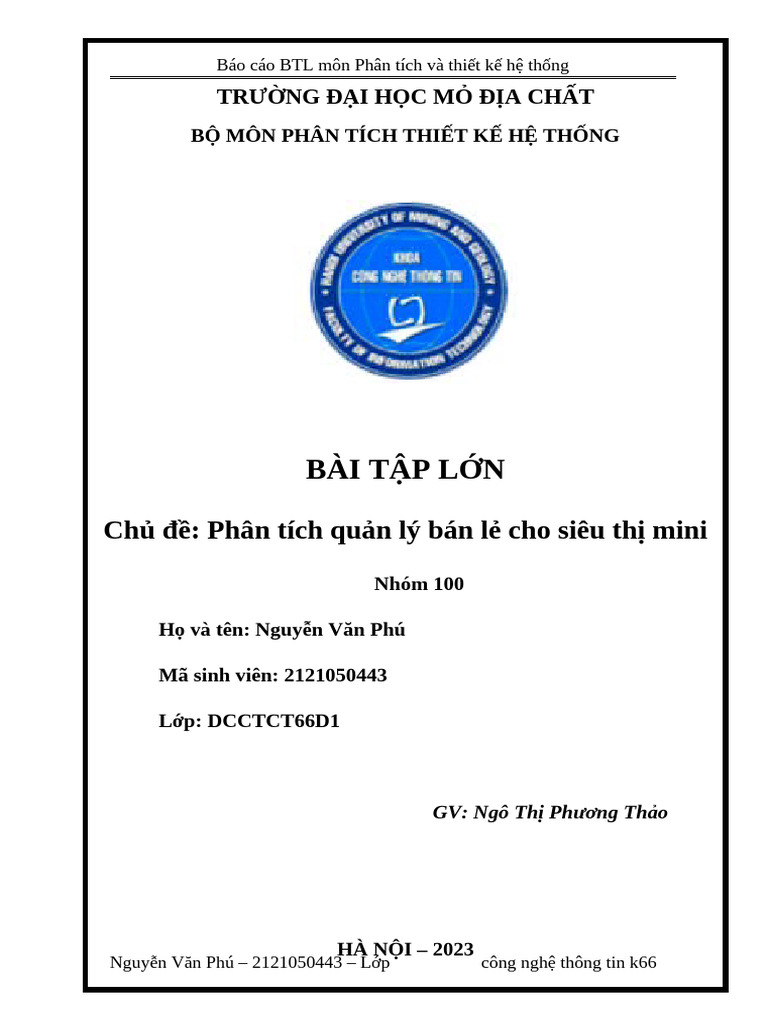 BTL 2121050443 NguyenVanPhu PTTKHT N100 | PDF