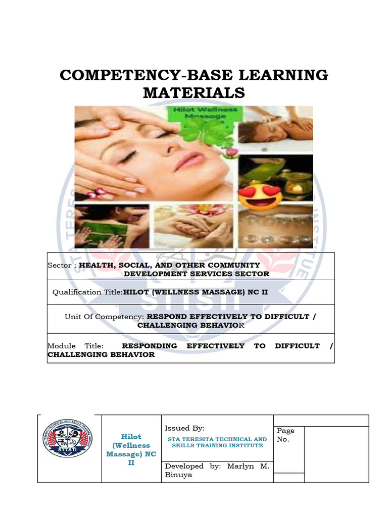 Cblm-Hilot Common Uc 2 | PDF | Learning | Methodology