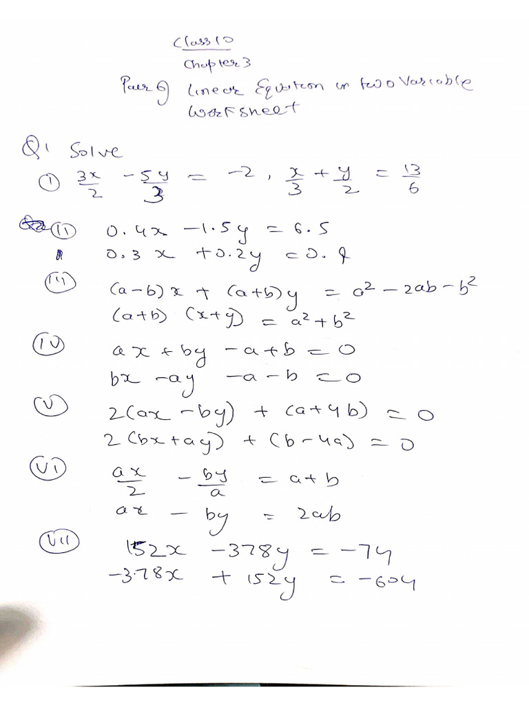 Class 10 Chapter 3 DPP1 | PDF