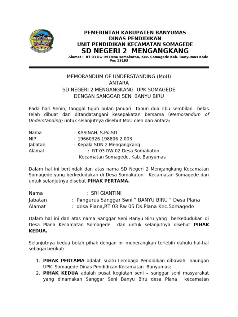 SD - Sanggar Seni SDN 2 Mengangkang | PDF