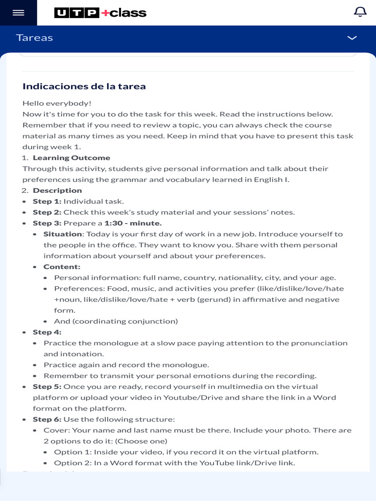 UTP+Class Cursos 5 | PDF