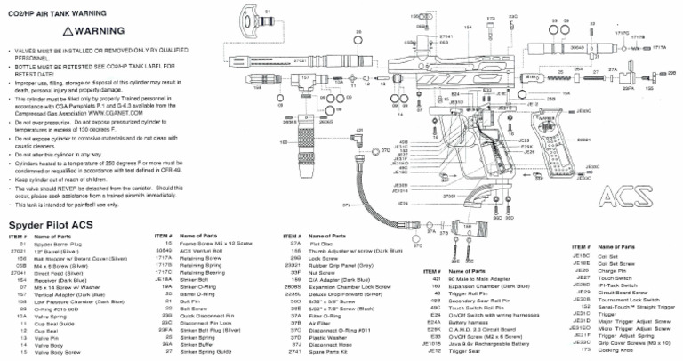 Kingman Spyder Pilot ACS Diagram | PDF