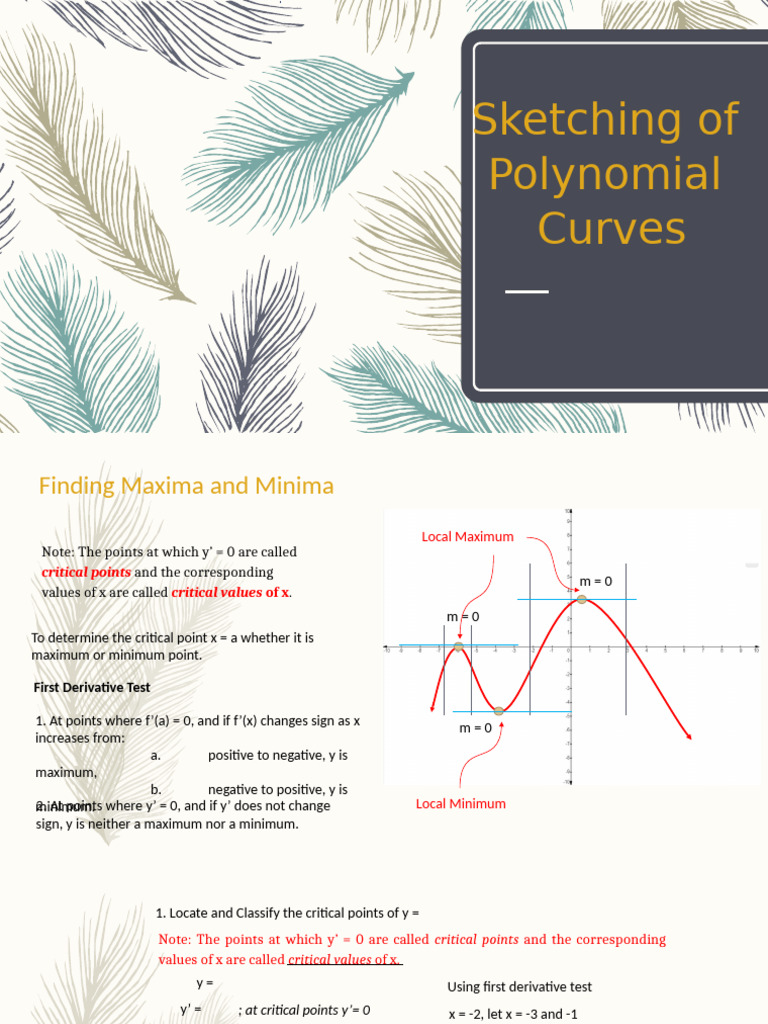 Polynomial Curve Analysis and Tests | PDF | Subtraction | Algebraic ...