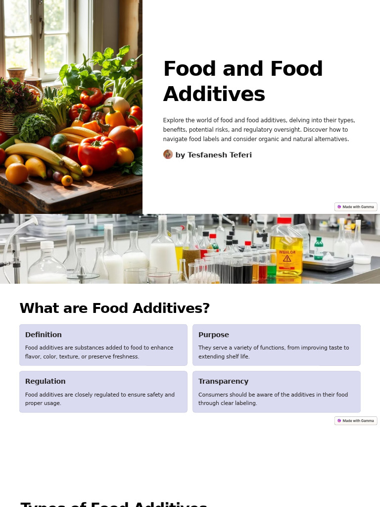 Food and Food Additives | PDF | Foods | Organic Foods