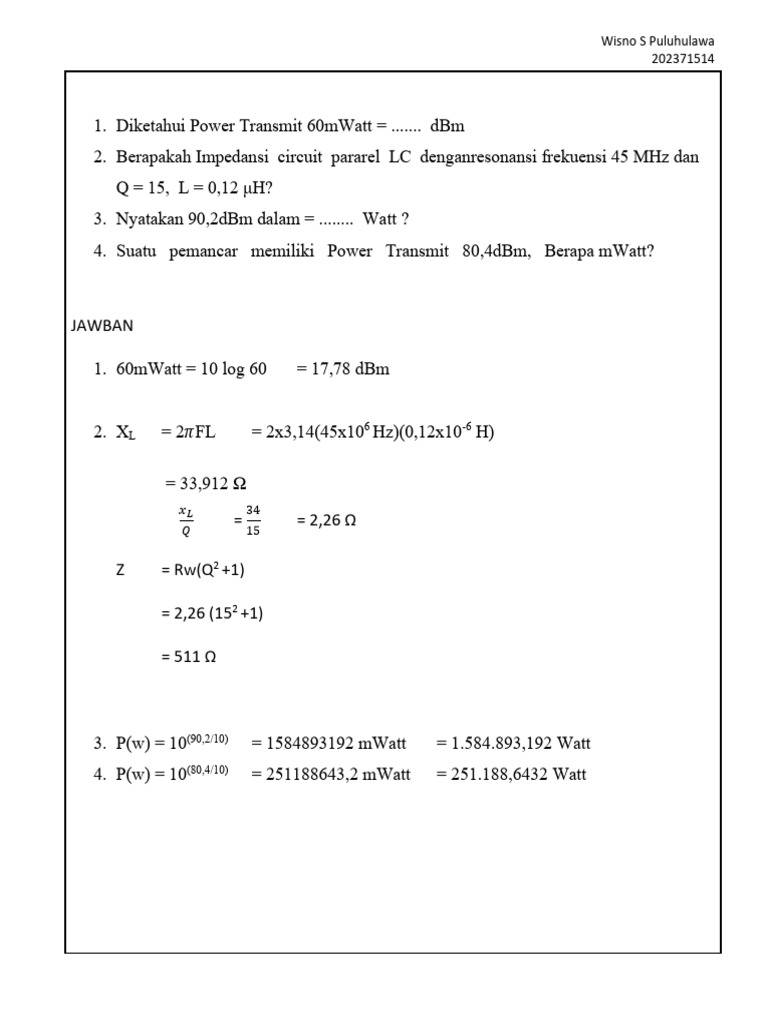Tugas 2 Eelktronika - Wisno S Puluhulawa | PDF | Computers