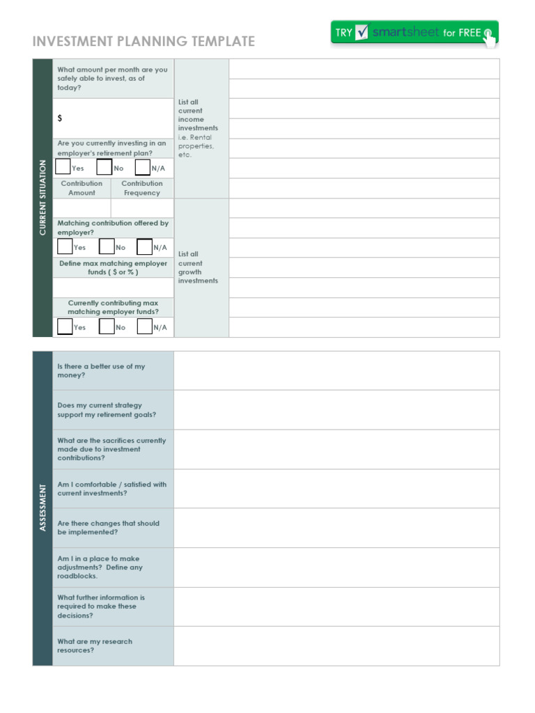 IC Investment Planning Template 9036 PDF | PDF | Investing | Taxes