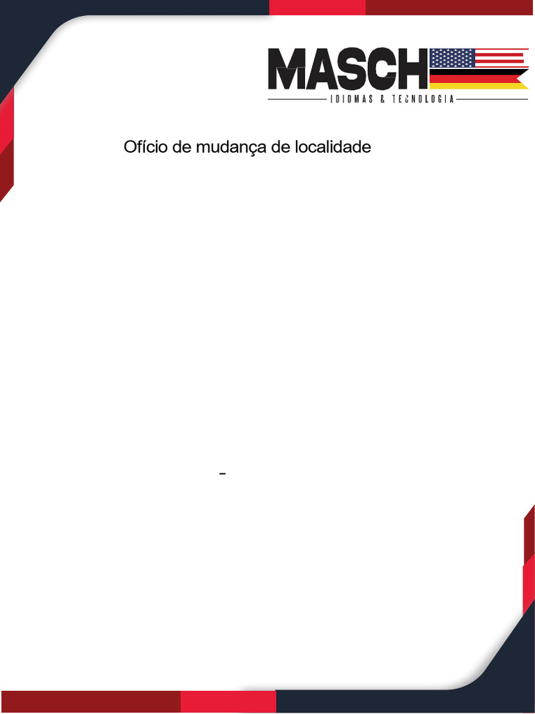 Ofício de Mudança Masch | PDF