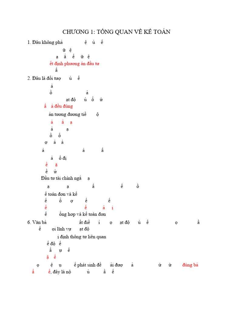 SV - NLKT Câu Hỏi Ôn Tập Trắc Nghiệm NLKT 9.23 | PDF