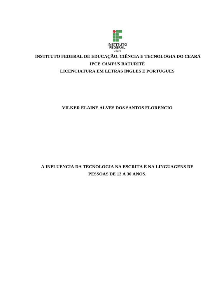 Template TCC | PDF | Comunicação | Internet