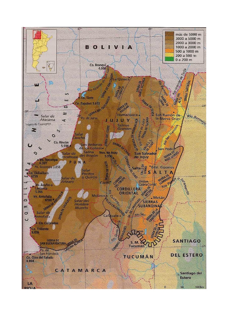 Relieves de Argentina | PDF