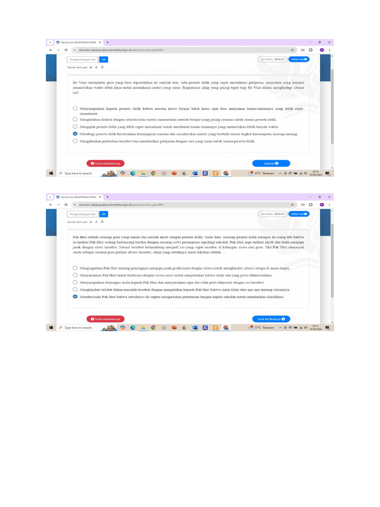Soal Try Out PMM PPG | PDF