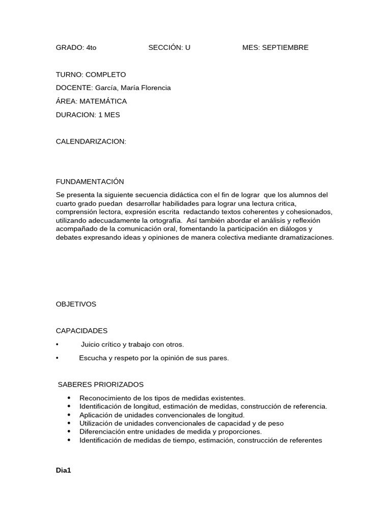 Plan de Mate Medids... Reformado1 | PDF | Comprensión lectora