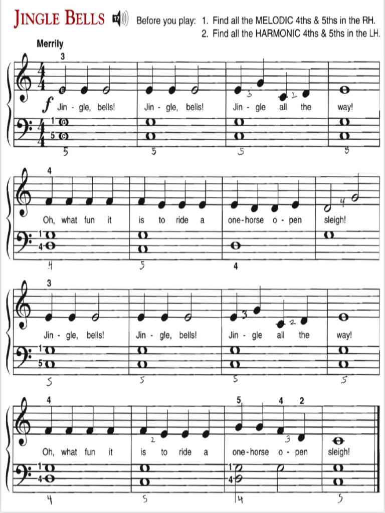 Jingle Bells 1 Easy | PDF