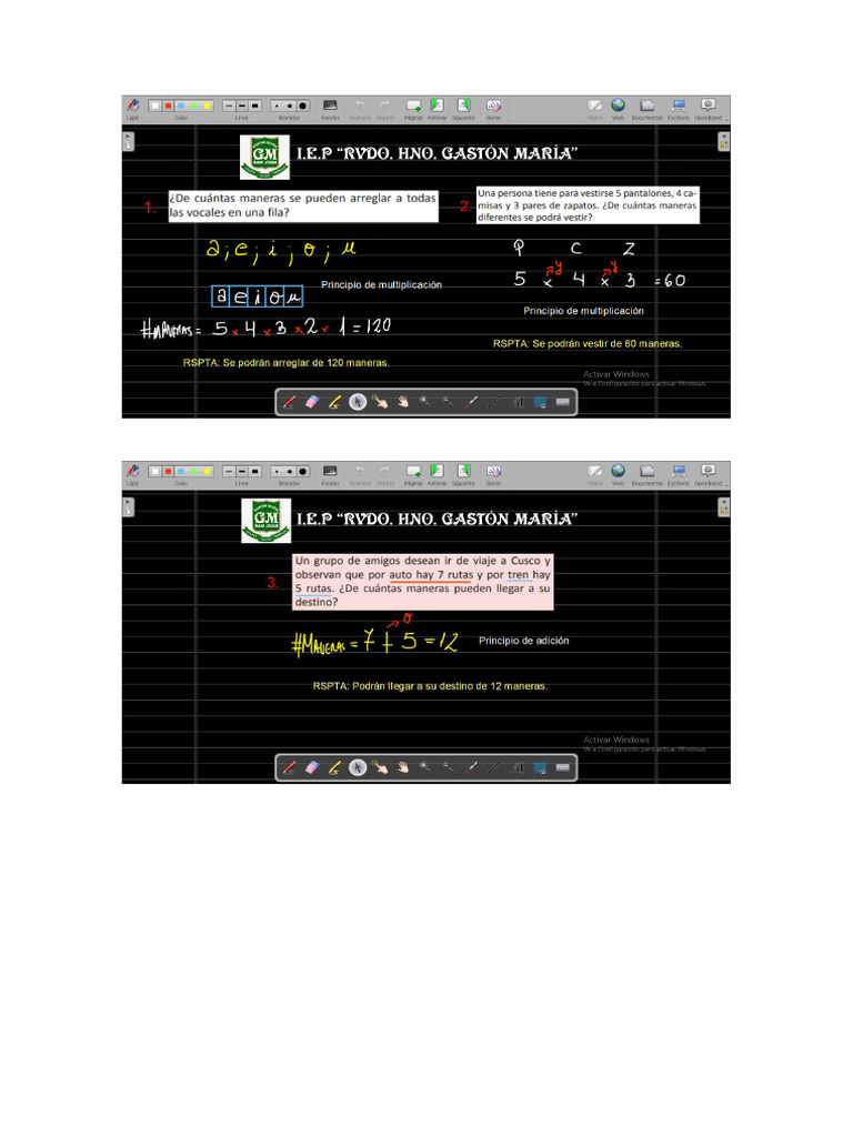 Clase de Raz. Matemático 2do Año-12-11-2024 | PDF