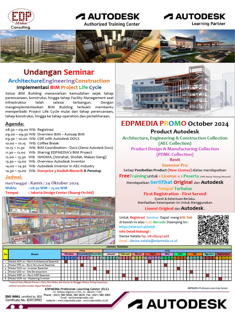 Flyer Undangan Seminar Autodesk AEC | PDF