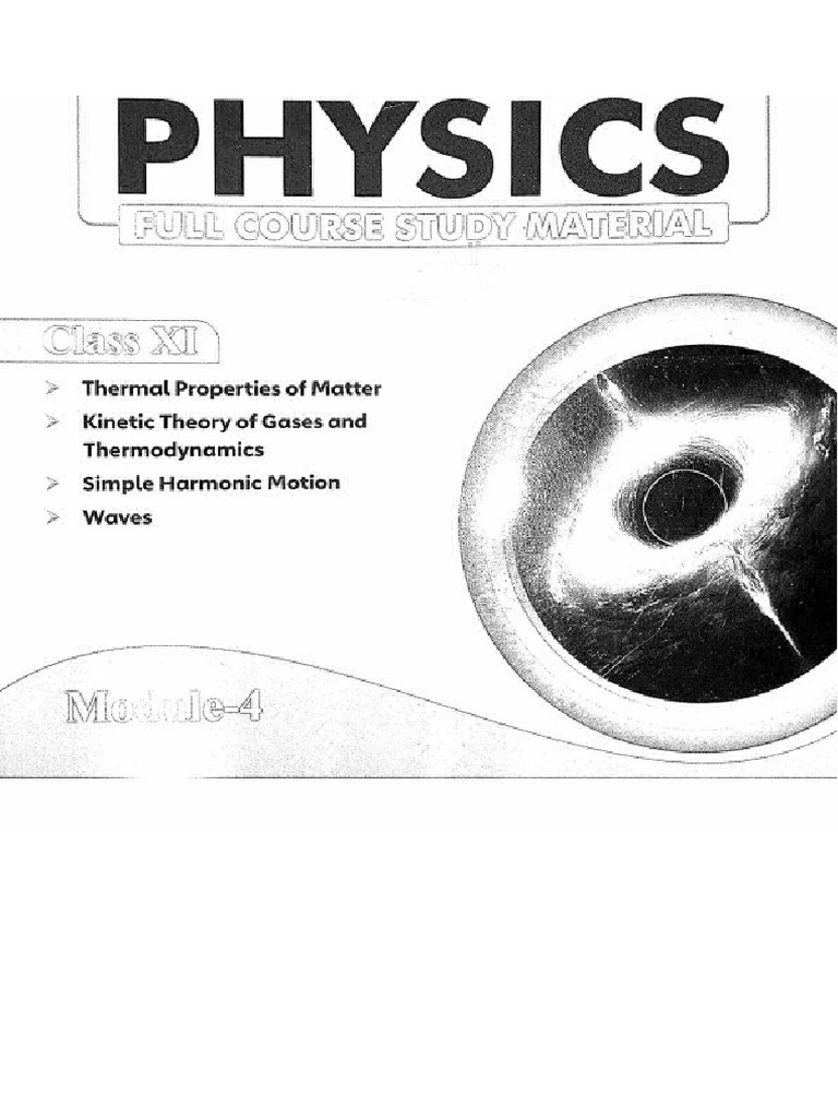 Arjuna Jee Physics Module 4 | PDF | Wellness
