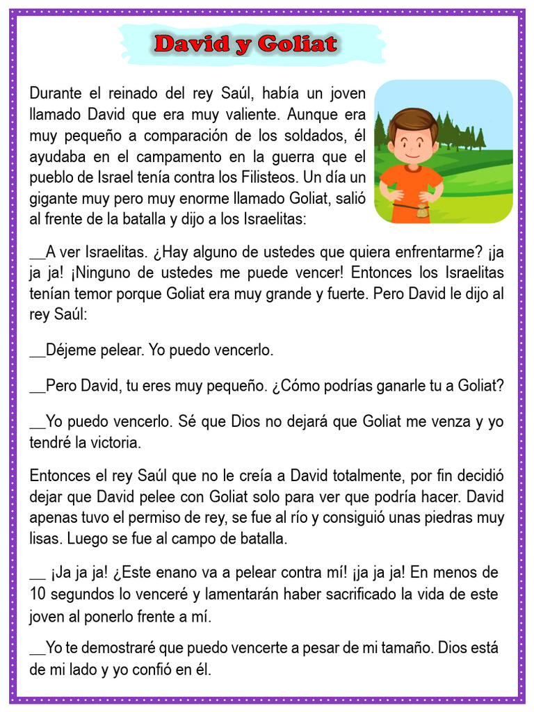 F. David y Goliat | PDF | Goliat | David