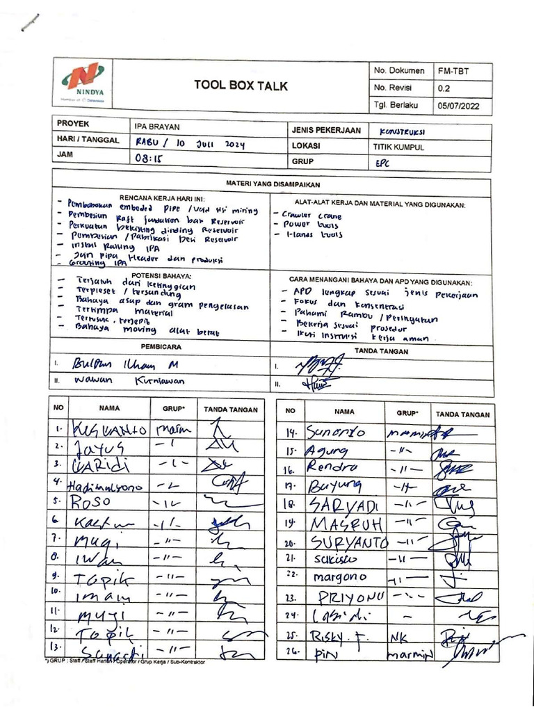 TBT 10 Juli 2024 | PDF