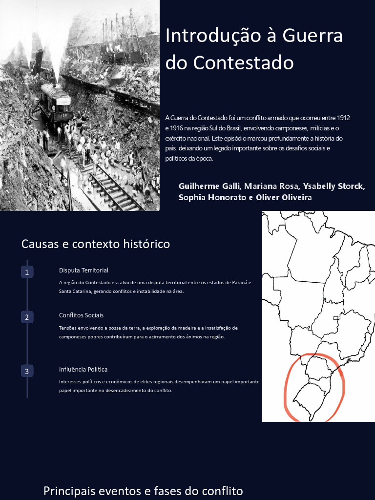 Guerra Do Contestado (1912 1916) | PDF | Militar | Conflitos