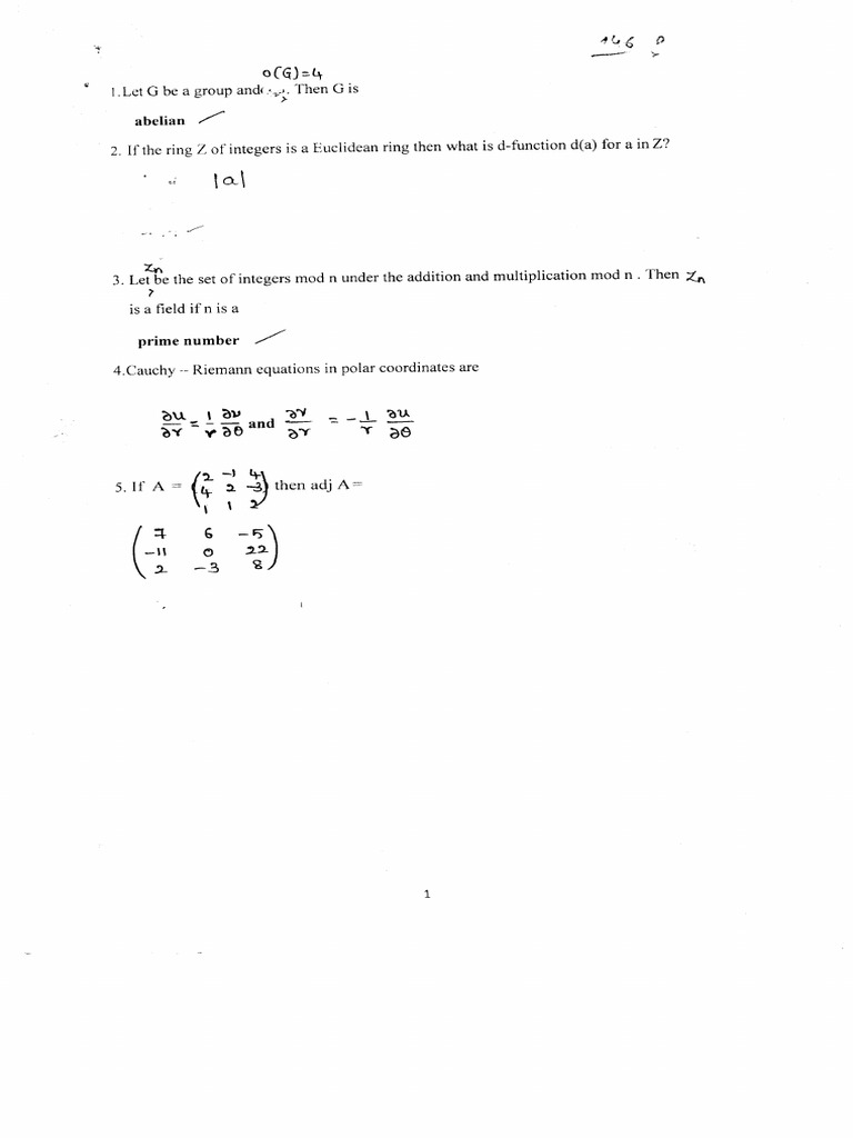 Maths SQT | PDF