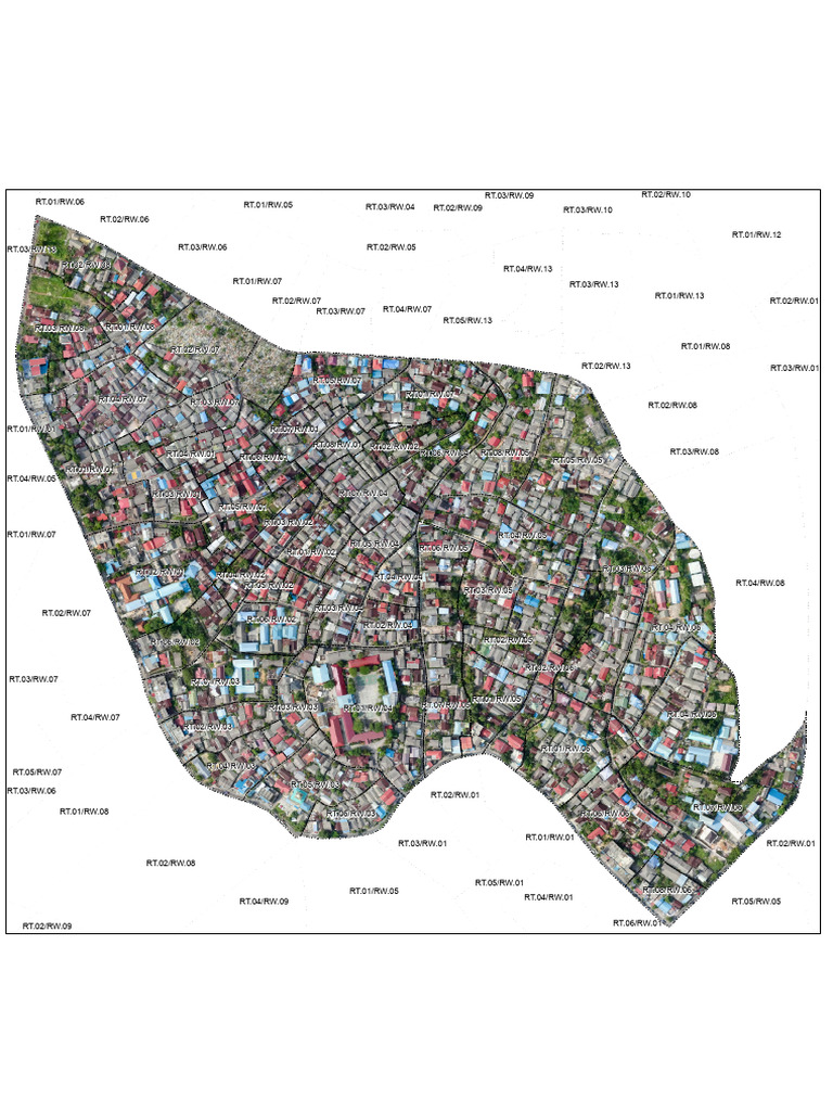 Peta Admin Bucer RTRW | PDF