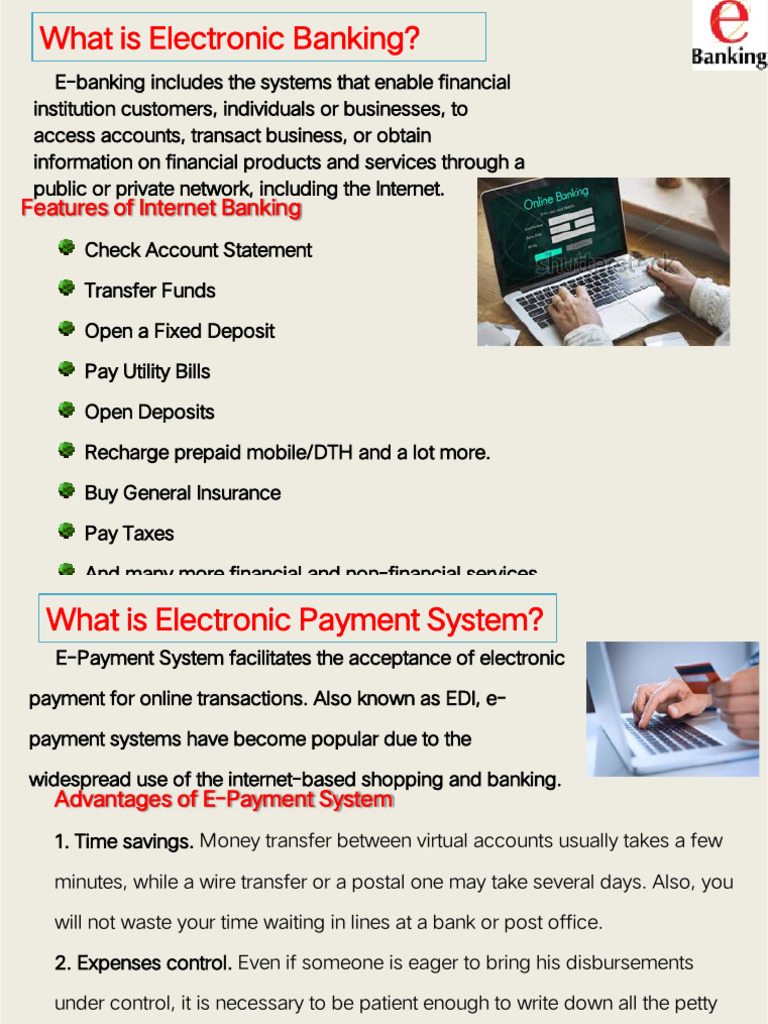 Understanding Electronic Banking & Payments | PDF | Credit Card | Cheque