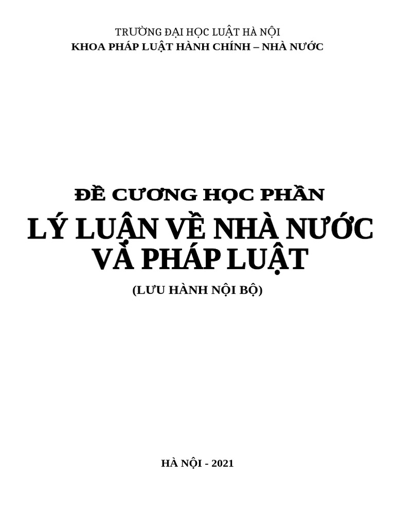 K46LUAT Lý luận về NNPL | PDF