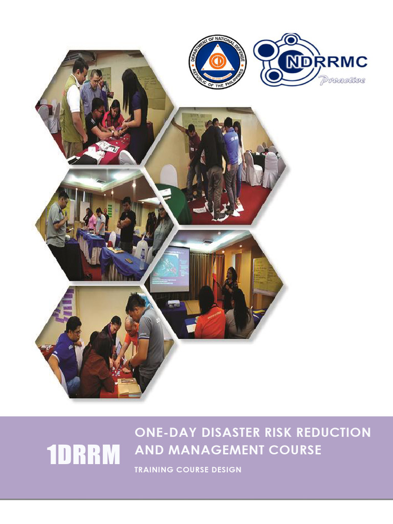 One-Day DRRM Training Course Design | PDF | Lecture | Disaster Risk ...