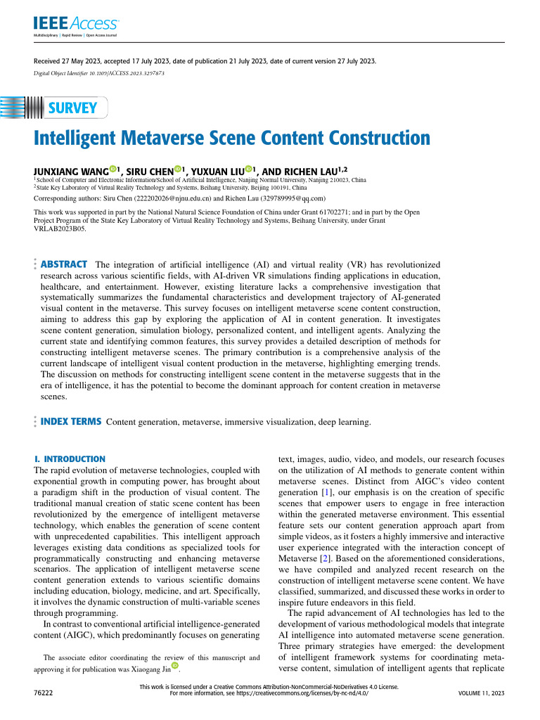 AI-Driven Metaverse Scene Creation | PDF | Intelligence (AI ...