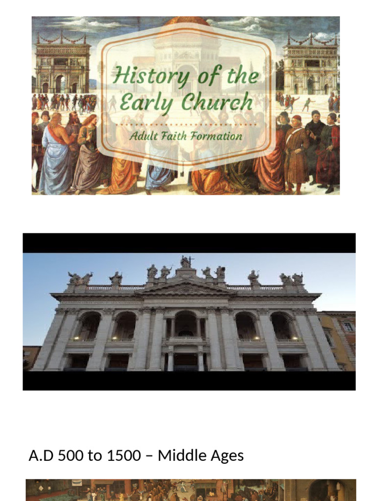 Middle Ages: Christianity's Evolution | PDF | Christian Church ...