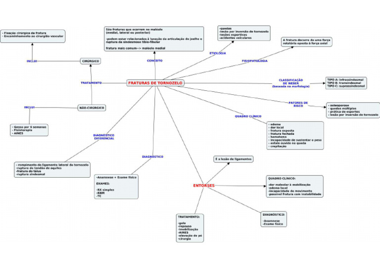 RCC 12 e Entorse Mapa | PDF