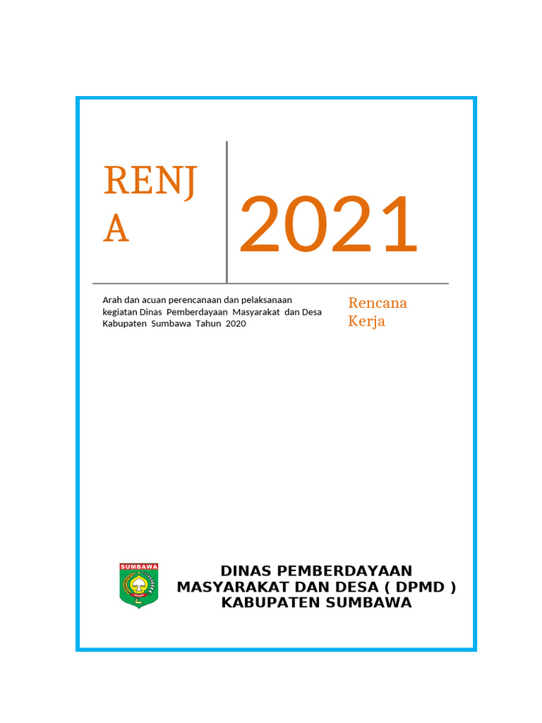 Renja DPMD 2021 - FINAL | PDF