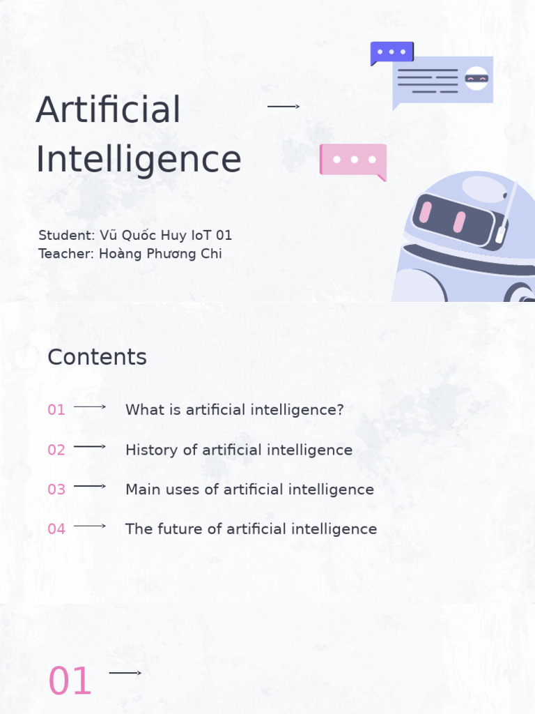 AI thuyết trình | PDF | Artificial Intelligence | Intelligence (AI) & Semantics