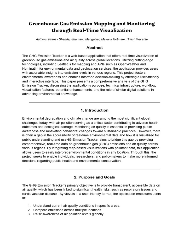 GHG Emmission Review Paper | PDF | Air Pollution | Java Script