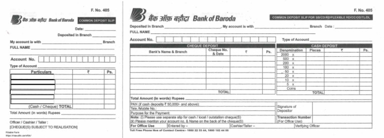 Bob CHQ Payinslip | PDF
